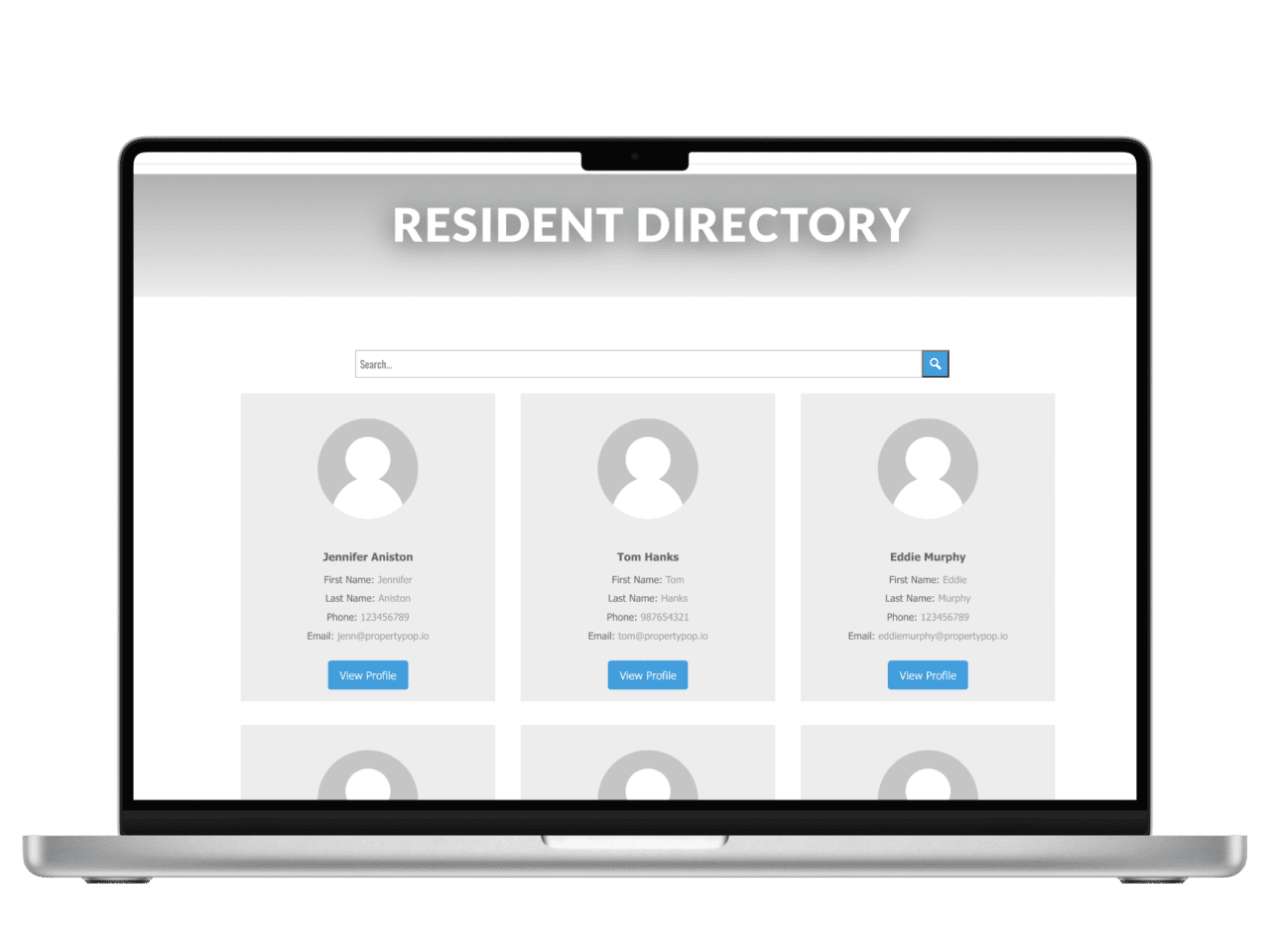HOA Website Resident Database-Directory - Property Pop